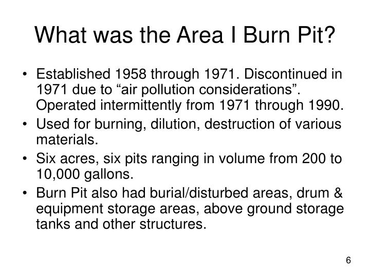 PPT - Area I Burn Pit Santa Susana Field Laboratory RCRA Facility ...