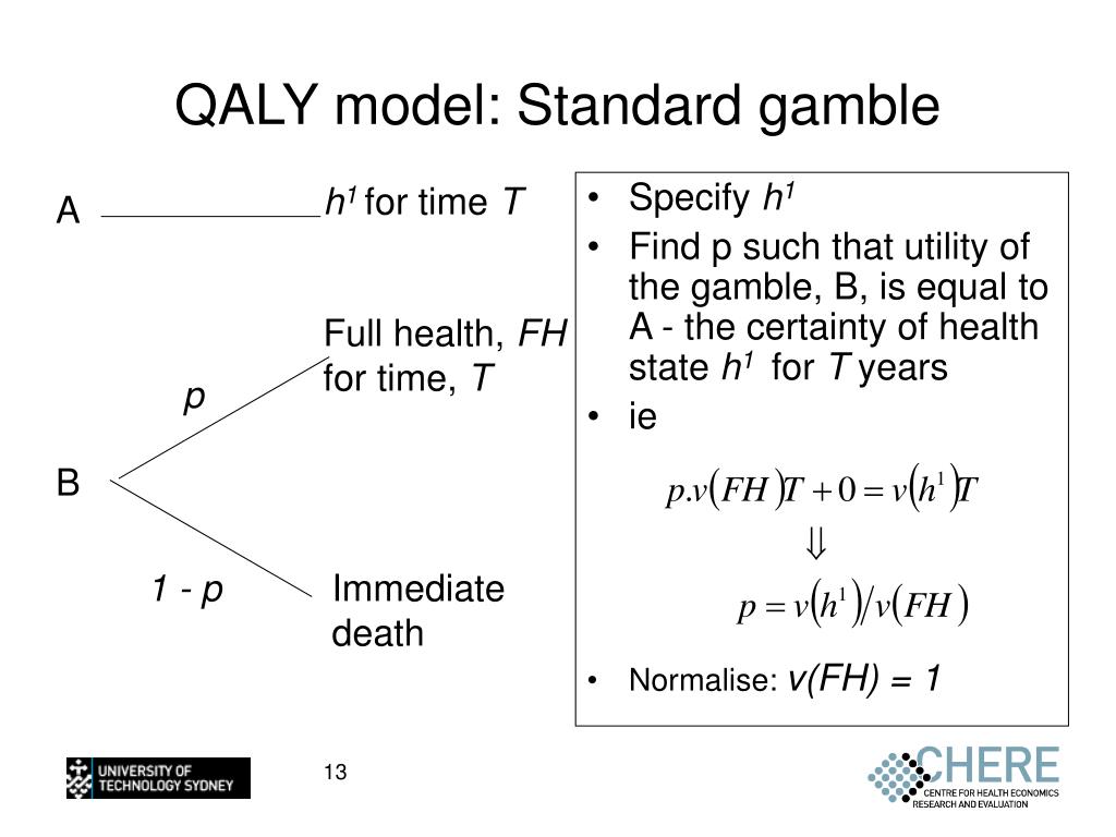 PPT - Economic Evaluation in Healthcare: QALY Analysis PowerPoint ...