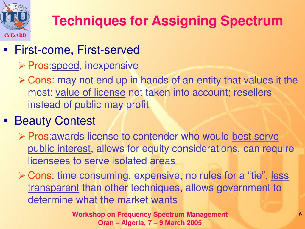 PPT - Frequency Spectrum Regulation and Policy Reforms PowerPoint ...