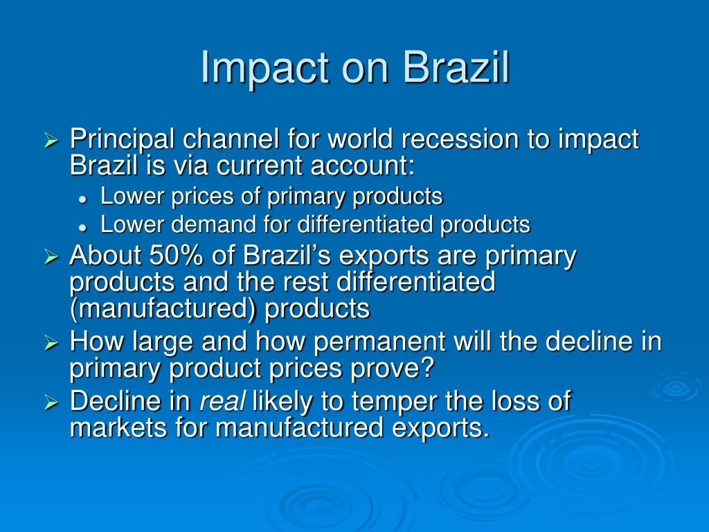 PPT - The Impact on Brazil of the Global Financial Crisis PowerPoint ...
