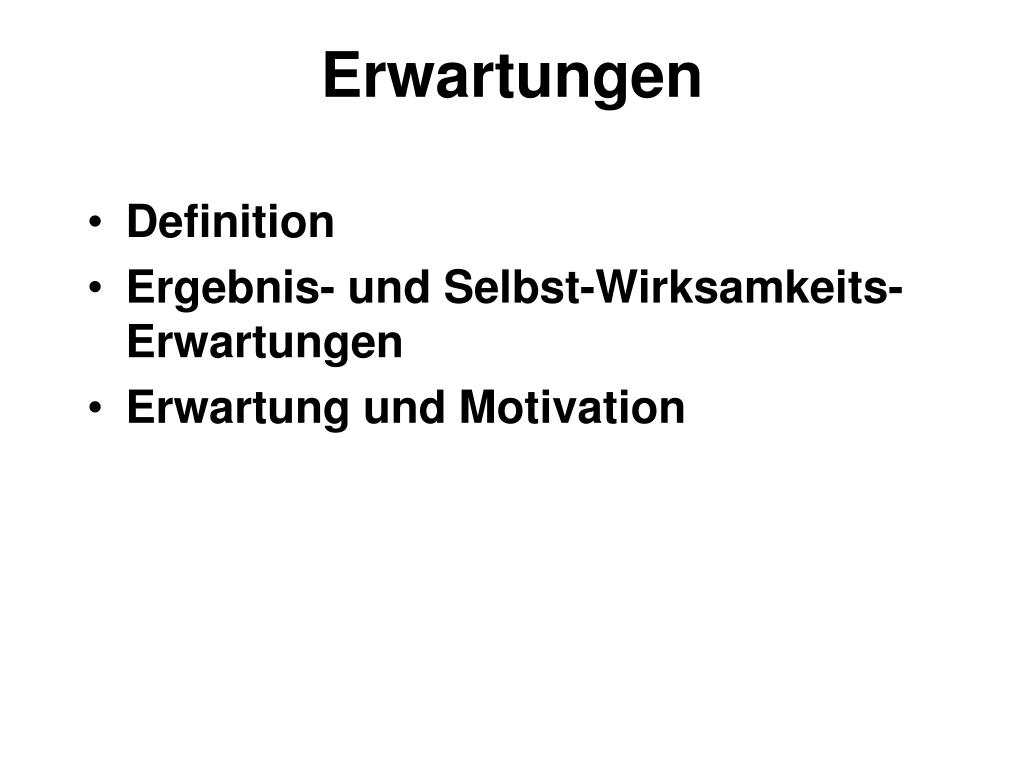 PPT - Reaktionen und Erwartungen lernen: Sozial-kognitive Lerntheorie ...