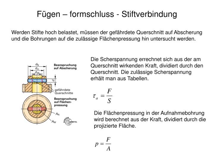 PPT - Vorlesung Fertigungstechnik 4. Fügen PowerPoint Presentation - ID ...