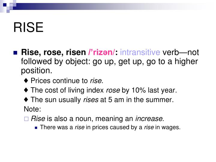 PPT - RISE, ARISE, RAISE PowerPoint Presentation - ID:4772602