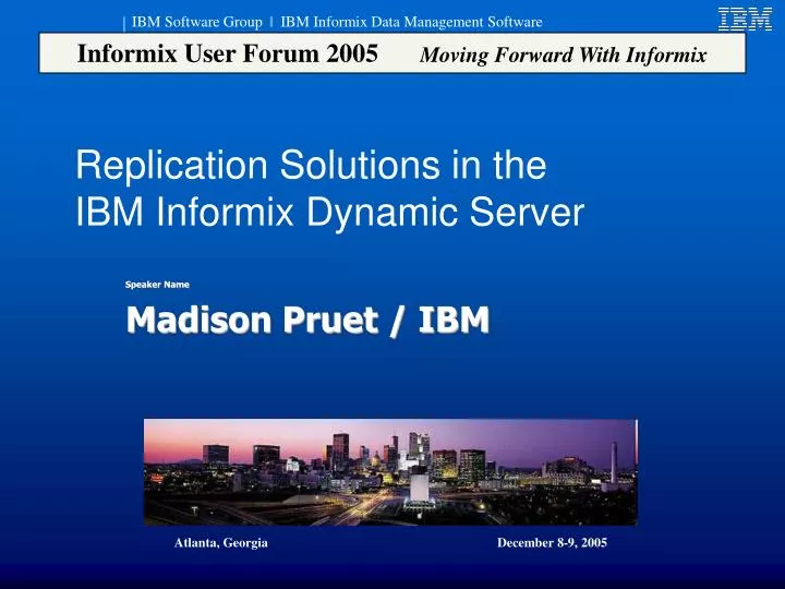 PPT - Replication Solutions in the IBM Informix Dynamic Server ... PPT - Replication Solutions in the IBM Informix Dynamic Server ...