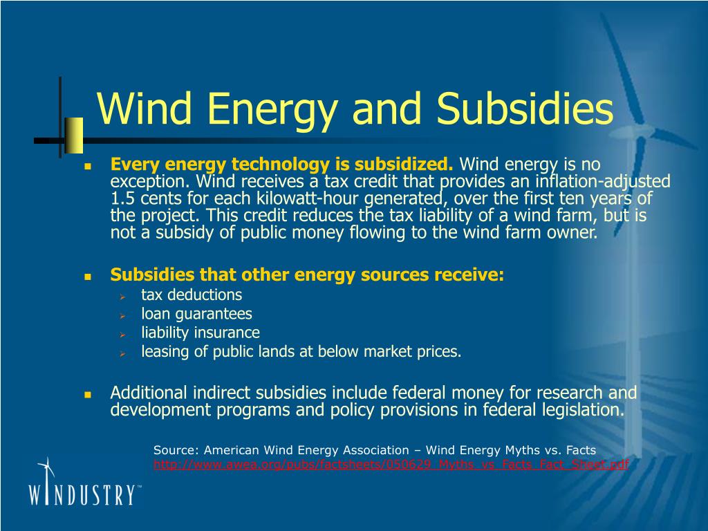 PPT - Wind Energy Myths and Facts PowerPoint Presentation, free ...