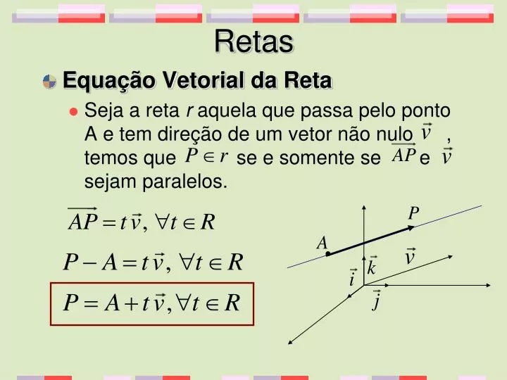 PPT - Retas PowerPoint Presentation, free download - ID:4775152