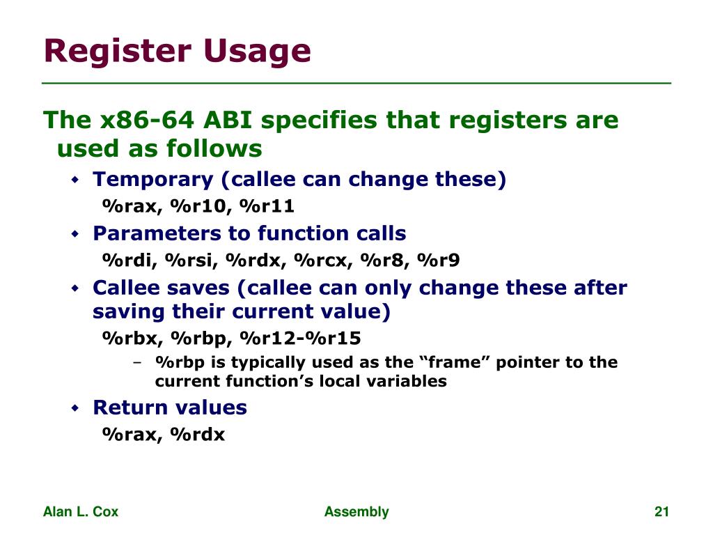 PPT - Assembly Language PowerPoint Presentation, free download - ID:4775344