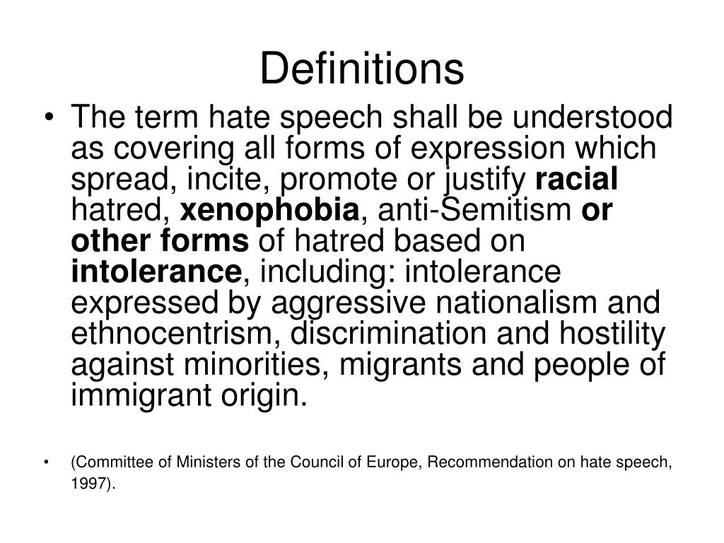 PPT - HATE SPEECH PowerPoint Presentation, free download - ID:4775494 PPT - HATE SPEECH PowerPoint Presentation, free download - ID:4775494