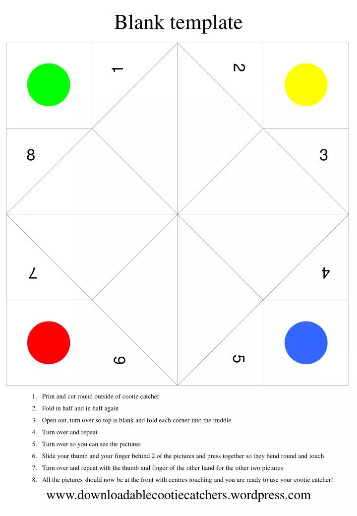 PPT - Blank template PowerPoint Presentation, free download - ID:4775510