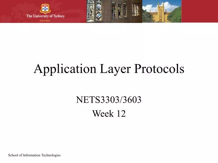 PPT - Application Layer Protocols PowerPoint Presentation, free ...