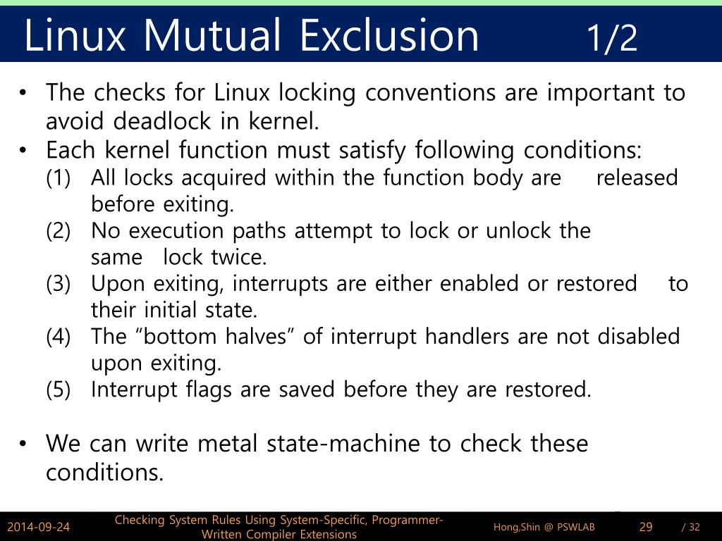 Ppt Checking System Rules Using System Specific Programmer Written Compiler Extensions