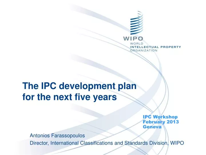 PPT - The IPC development plan for the next five years PowerPoint ...