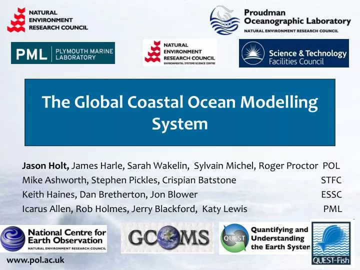 PPT - The Global Coastal Ocean Modelling System PowerPoint Presentation ...