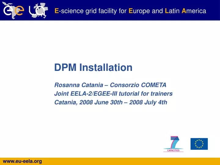 PPT - DPM Installation PowerPoint Presentation, free download - ID:4776394