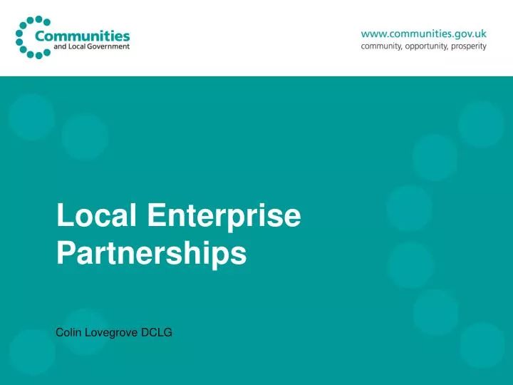 PPT - Local Enterprise Partnerships PowerPoint Presentation, free ...