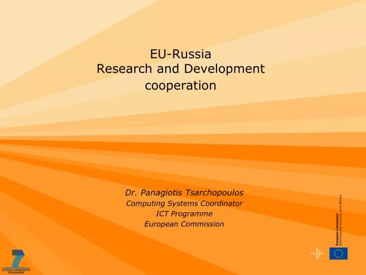 PPT - EU-Russia Research and Development cooperation PowerPoint ...