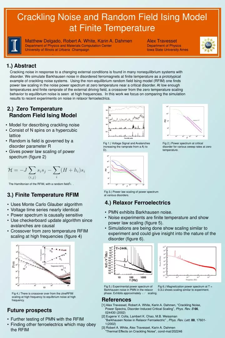 PPT - Crackling Noise and Random Field Ising Model at Finite ...