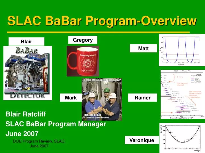 PPT - SLAC BaBar Program-Overview PowerPoint Presentation, free ...