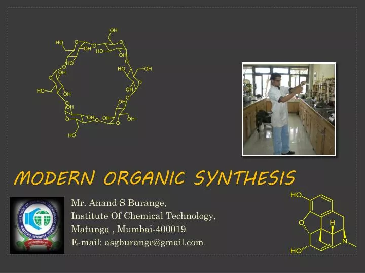 PPT - Modern Organic synthesis PowerPoint Presentation, free download ...
