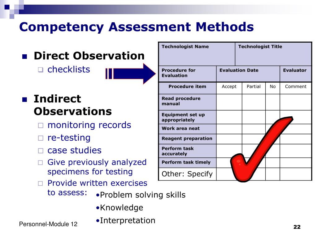 Competency Assessment Methods - vrogue.co Competency Assessment Methods - vrogue.co
