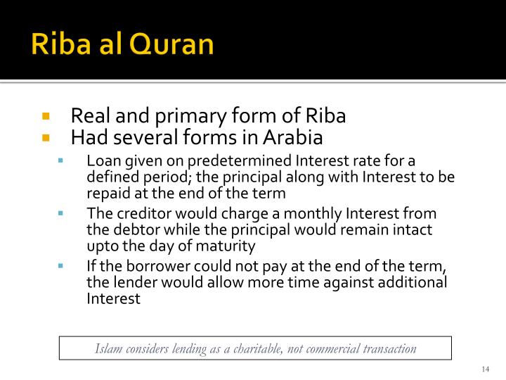 PPT - Islam & Riba/Interest PowerPoint Presentation - ID:4779507