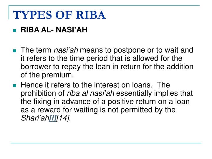 PPT - The Concepts Of Interest, Usury And Riba PowerPoint Presentation ...