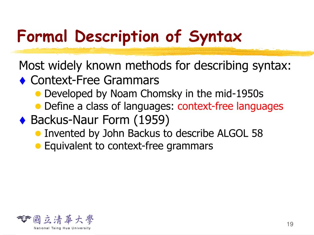 PPT - CS2403 Programming Languages Syntax and Semantic PowerPoint ... PPT - CS2403 Programming Languages Syntax and Semantic PowerPoint ...