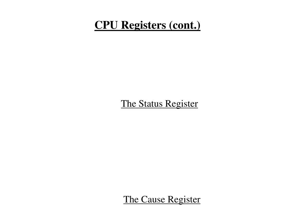 PPT - MIPS R2000 Architecture and Assembly (Part 1) PowerPoint ...