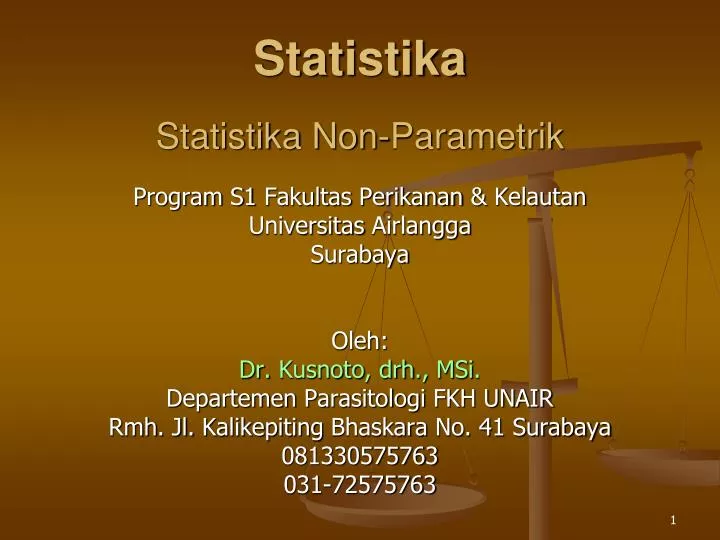 PPT - Statistika PowerPoint Presentation, free download - ID:4781052