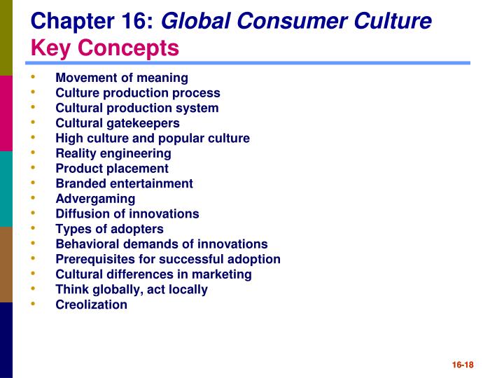 PPT - Chapter 16 Global Consumer Culture PowerPoint Presentation - ID ...