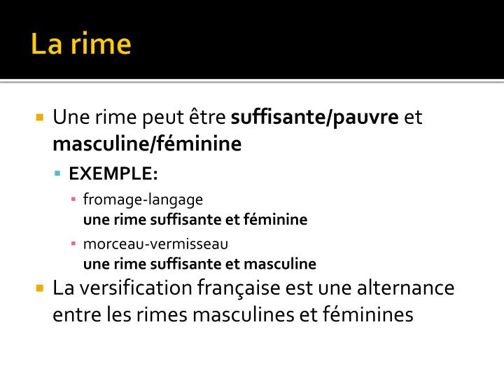 PPT - La Poésie PowerPoint Presentation - ID:4782391