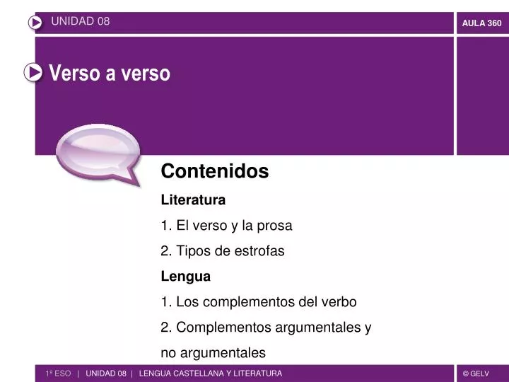 PPT - Verso a verso PowerPoint Presentation, free download - ID:4782504