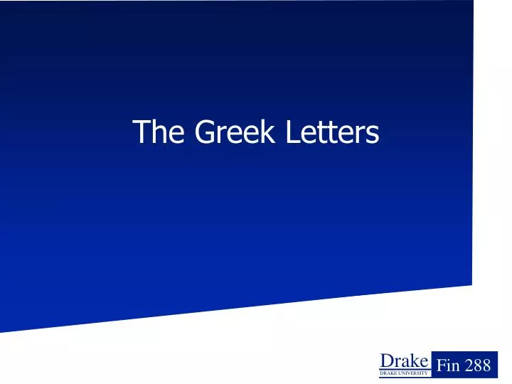 PPT - The Greek Letters PowerPoint Presentation, free download - ID:4782629