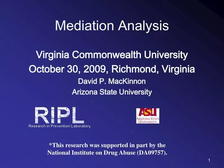 PPT - Mediation Analysis PowerPoint Presentation, free download - ID ...