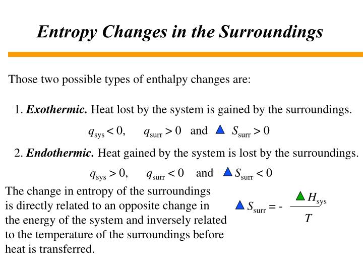 PPT - Chapter 20: Thermodynamics Entropy, Free Energy, and the ...