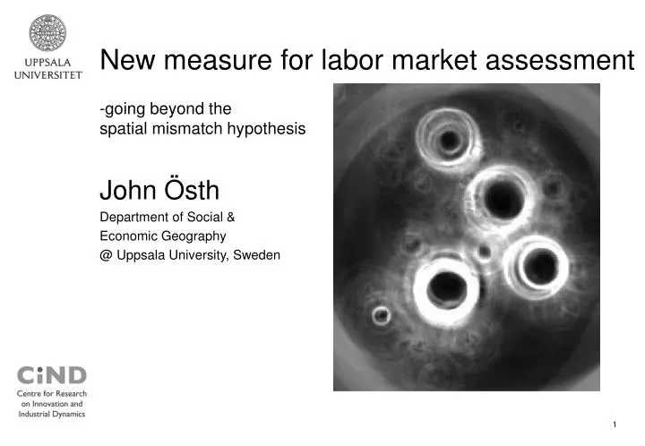 PPT - going beyond the spatial mismatch hypothesis PowerPoint ...