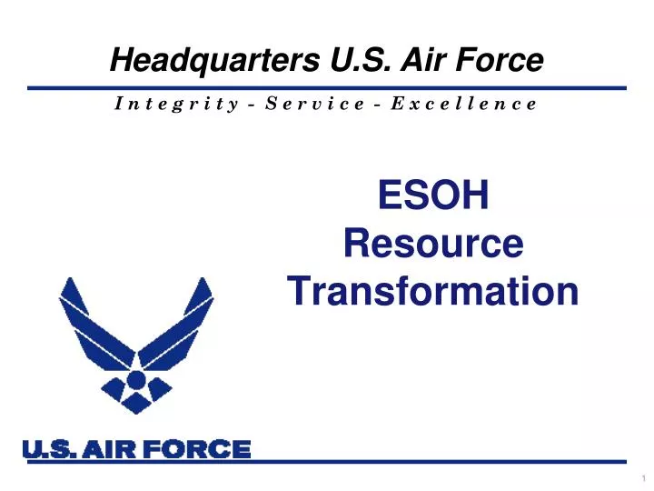 PPT - ESOH Resource Transformation PowerPoint Presentation, free ...