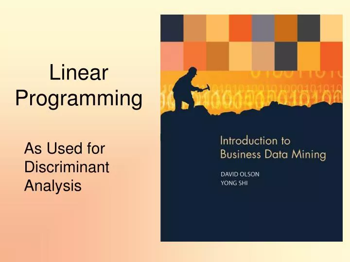 PPT - Linear Programming PowerPoint Presentation, free download - ID ...