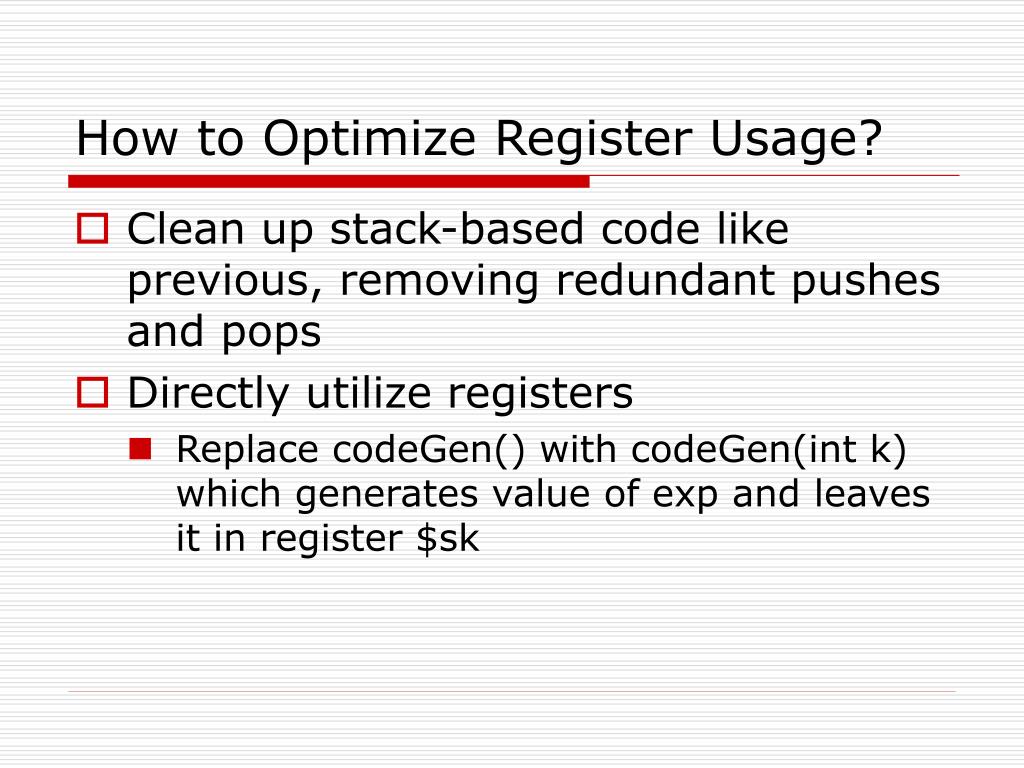 PPT - CPSC 388 – Compiler Design and Construction PowerPoint ...