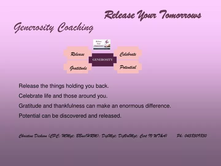 PPT - GENEROSITY PowerPoint Presentation, free download - ID:4788342