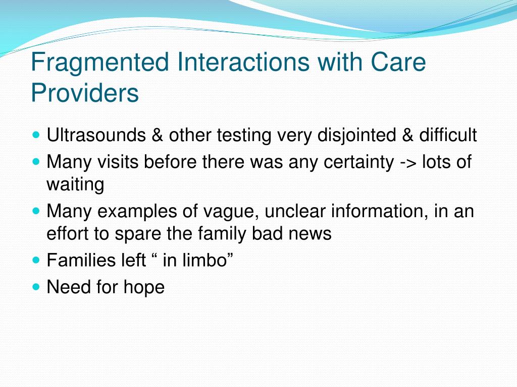 PPT - “ My Baby is a Person”: Parents’ Experiences with Life ...