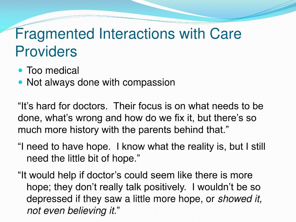 PPT - “ My Baby is a Person”: Parents’ Experiences with Life ...