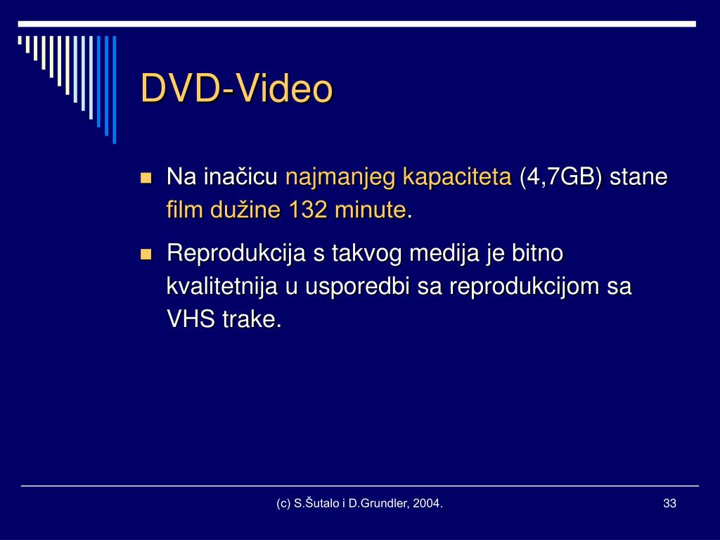 PPT - Optički mediji za pohranu podataka DVD PowerPoint Presentation ...