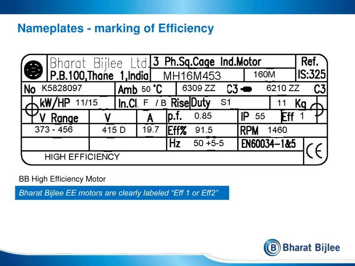 PPT - Design and Technologies for Energy Efficient Motors PowerPoint ...