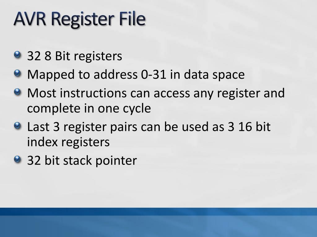 PPT - AVR Family of Micro-Controllers PowerPoint Presentation, free ... PPT - AVR Family of Micro-Controllers PowerPoint Presentation, free ...