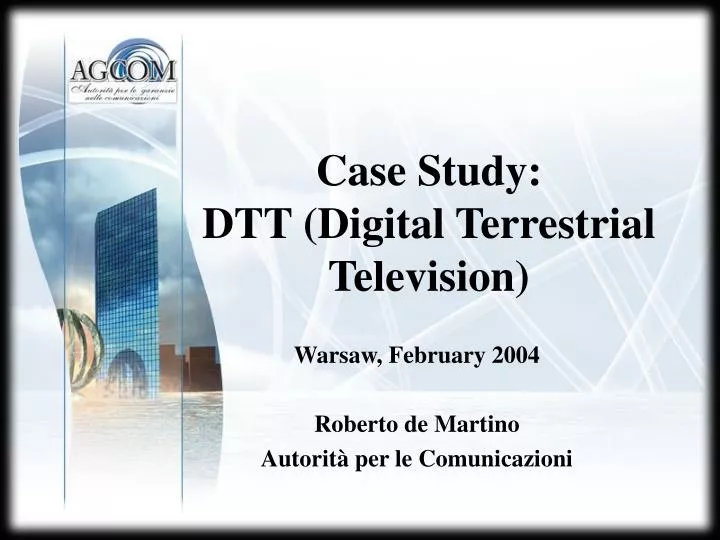 PPT - Case Study: DTT (Digital Terrestrial Television) PowerPoint Presentation - ID:4793633
