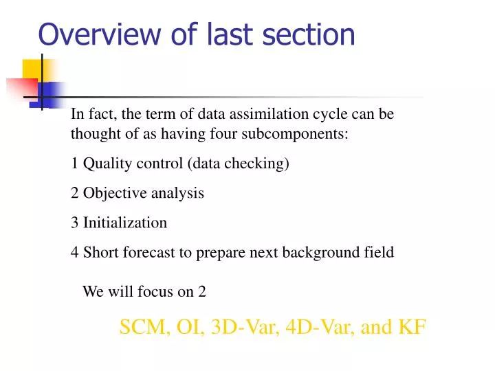 PPT - Overview of last section PowerPoint Presentation, free download ...