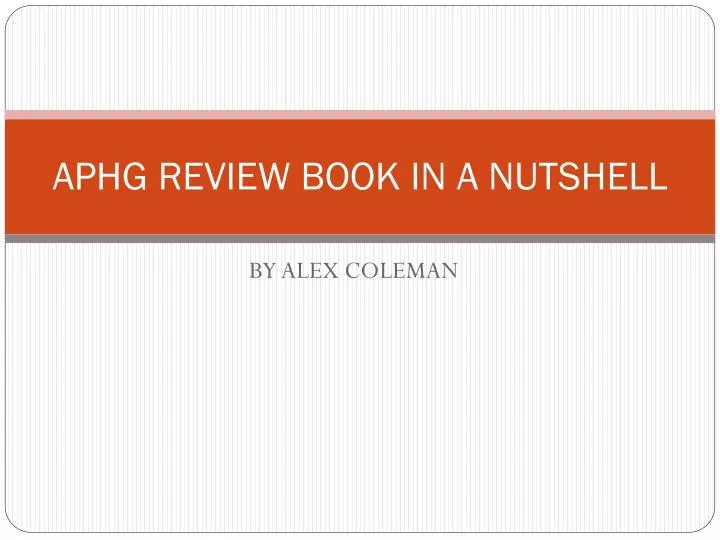 PPT - APHG REVIEW BOOK IN A NUTSHELL PowerPoint Presentation, free ...