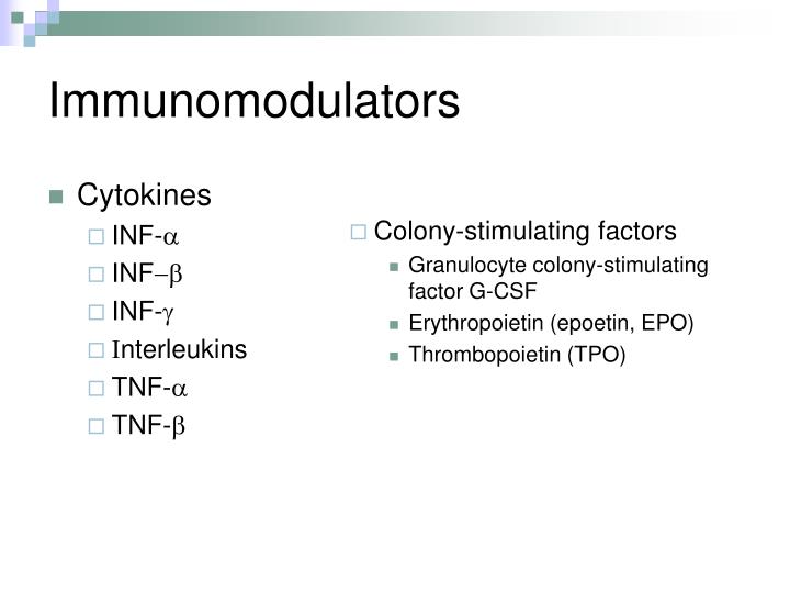 PPT - Immunomodulators PowerPoint Presentation - ID:4795341