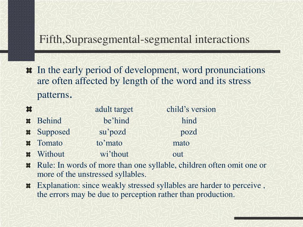 PPT - Children’s Acquisition of Phonology PowerPoint Presentation, free ...
